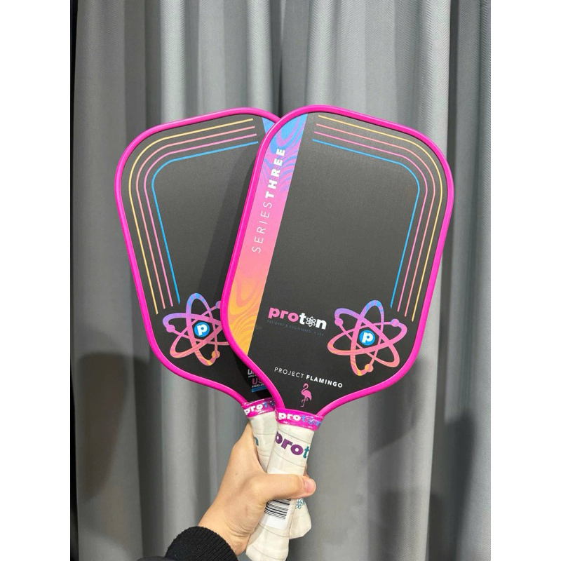 (Tặng bao vợt) Vợt Pickleball chính hãng Proton Series 3 Flamingo ...