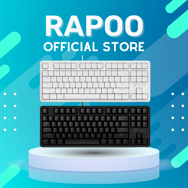 Bàn Phím Cơ Gaming Rapoo V500PRO-87 2024 RGB - Blue/Red Switch - Hàng Chính Hãng [BẢO HÀNH 2 NĂM ...