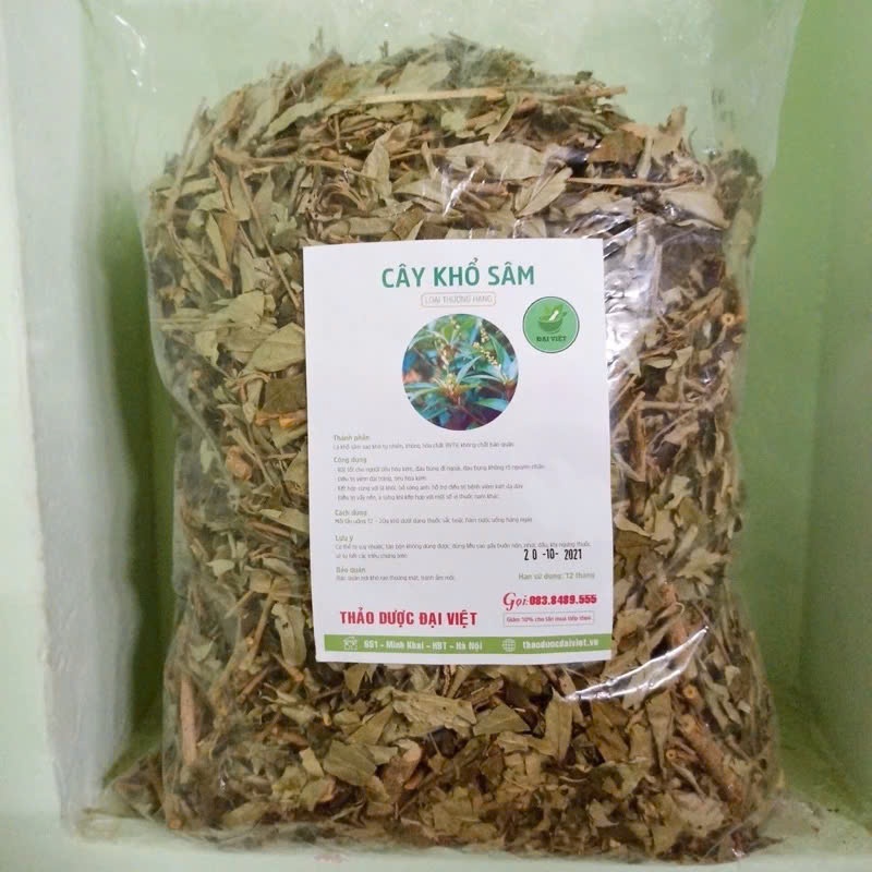 1 Kg Cây Khổ Sâm Khô, Sạch, Nguyên Chất | Shopee Việt Nam