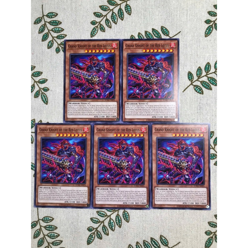 [LiLy_Yugioh] Lá bài Suda-AE024 Grand Knight of the Red Lotus (N ...
