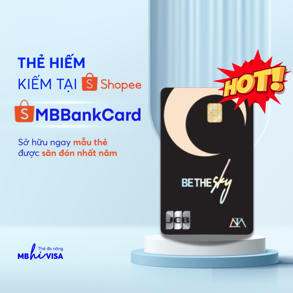 [FREESHIP ĐƠN 0Đ] Thẻ MBBank JCB Platinum Apeiron chính hãng BE THE SKY ...