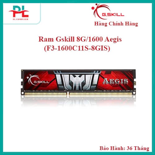 RAM Gskill Aegis 4G/8G 1600 DDR3 Udimm (F3-1600C11S) - Hàng Chính Hãng ...