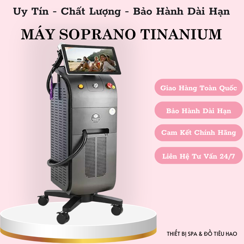 Máy Triệt Lông Diode Laser 808 Soprano Titanium 1 Tay Cầm| Máy Triệt ...