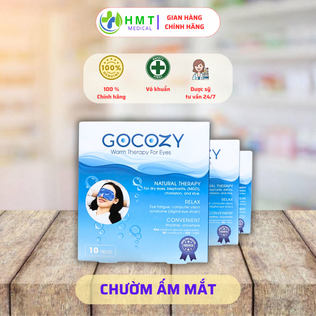 Hộp Chườm Ấm Mắt Gocozy , Burble Giúp Mắt Thư Giãn Giảm Mệt Mỏi ...