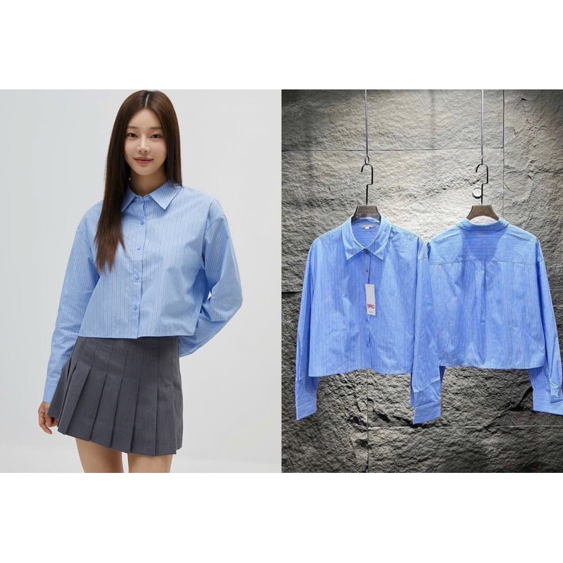 (AUTHENTIC 100%)Spao Korea Áo sơ mi nữ croptop | Shopee Việt Nam