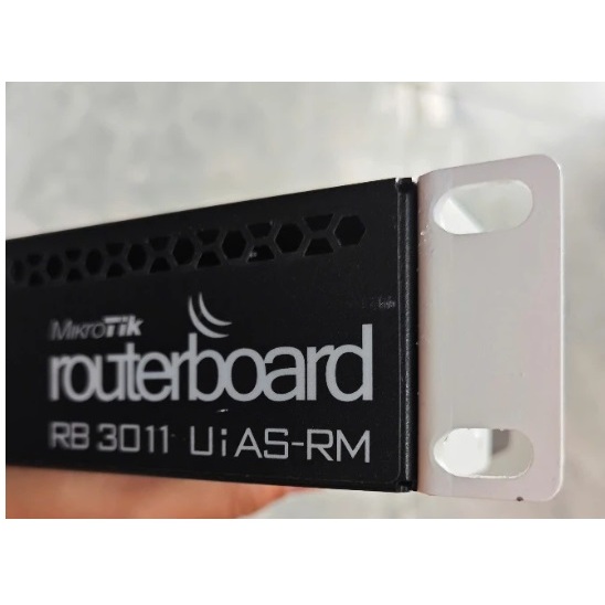 Tai rack thiết bị, tai gắn tủ rack cho Mikrotik 2011Uias, Mikrotik 3011 ...