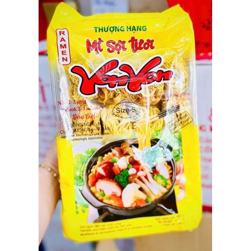 Mì Sợi Tươi (vắt tròn) 480g Yon Yon - Hương Xưa - Mikko | Shopee Việt Nam