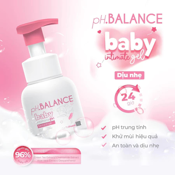 Gel pH. Balance baby Intimate 200ml | Shopee Việt Nam