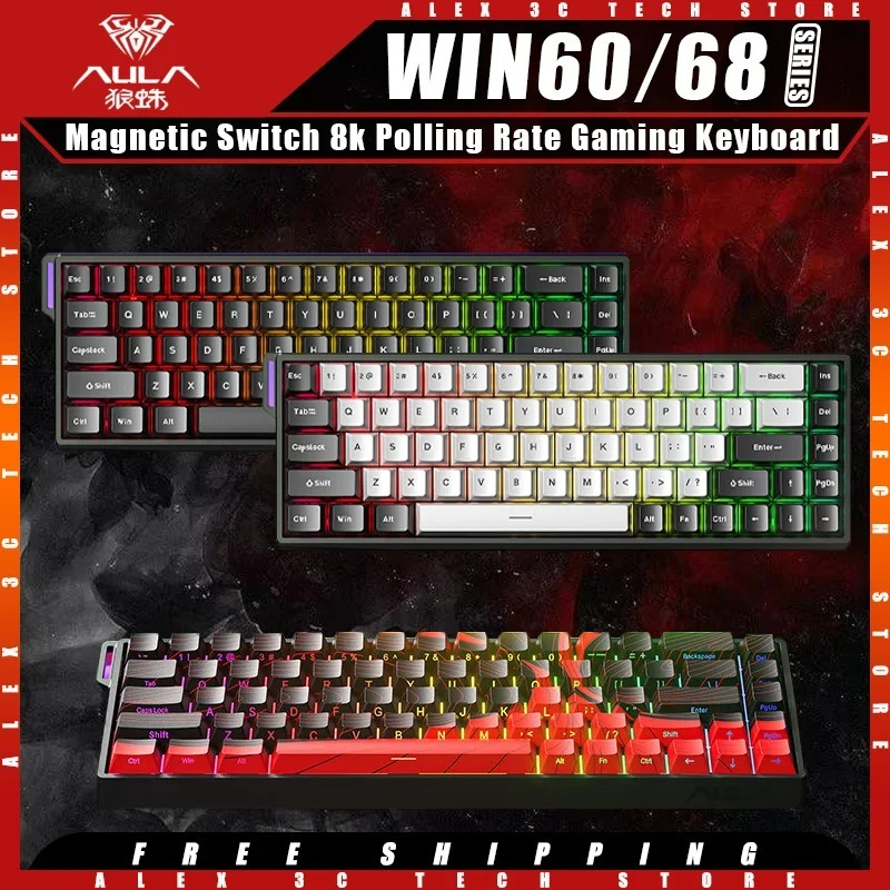 (Chính Hãng) Bàn Phím Cơ Gaming Aula WIN60 HE | WIN68 HE Pro / Max ...