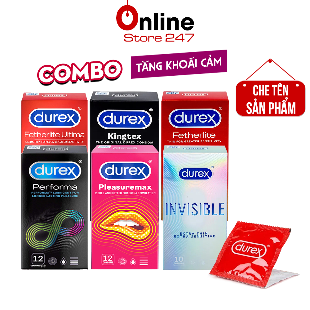 Bao Cao Su Durex Invisible, Kingtex, Ultima, Fetherlite, Pleasuremax, Performa - Bcs Siêu Mỏng ...