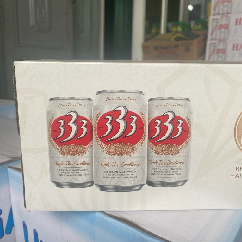 Thùng 24 Lon Bia 333-(330ml/lon) Hàng Chính Hãng, Hương Vị Thơm Ngon ...