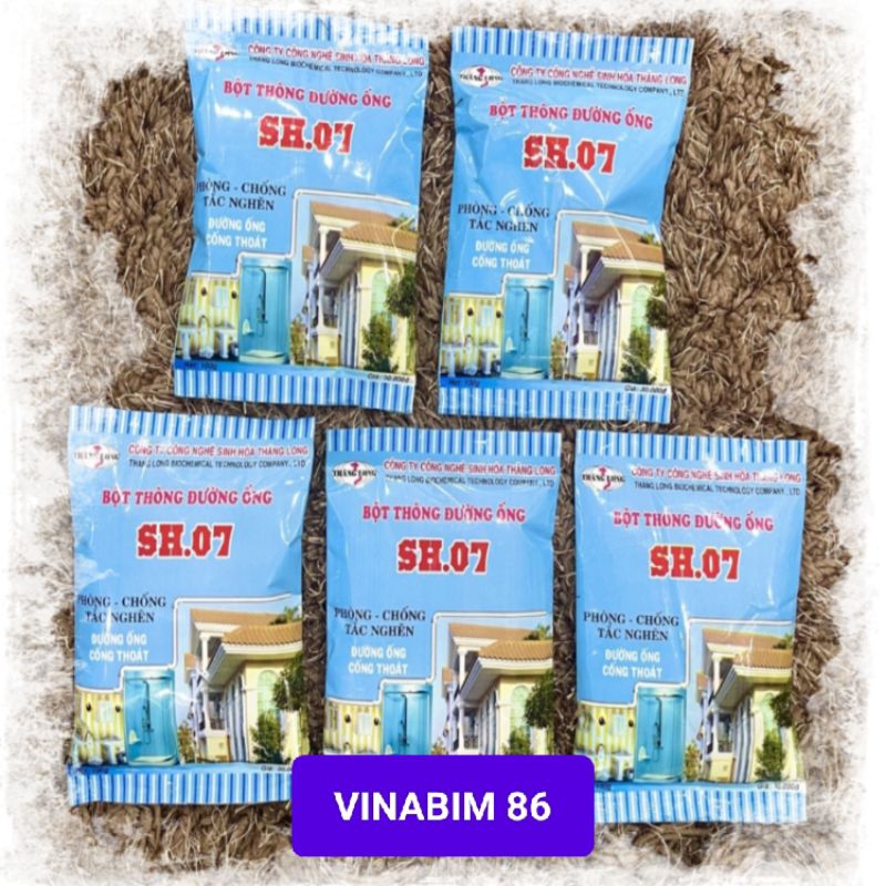 Bột thông tắc đường ống SH07 (Combo 5 gói) | Shopee Việt Nam
