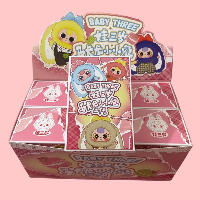 (Sẵn-Hoả Tốc) Blindbox Gấu Bông Thỏ Macaron Baby Three Macaron V2 ...