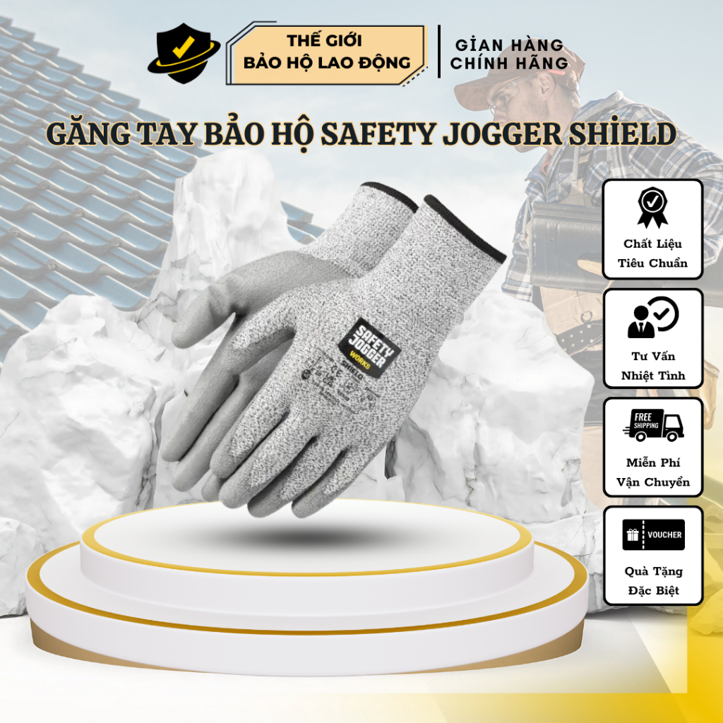 [CHÍNH HÃNG] Găng Tay Bảo Hộ Safety Jogger Shield Chống Cắt Cấp Độ 5 ...