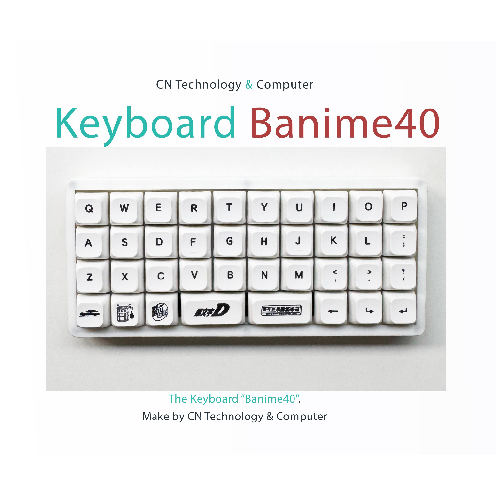 Bàn Phím Banime 40 Keyboard Handmade Dùng Atemega32u4 Điều Khiển Keymap ...