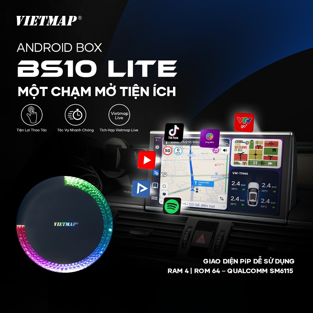 Android box VIETMAP BS10 LITE | Shopee Việt Nam