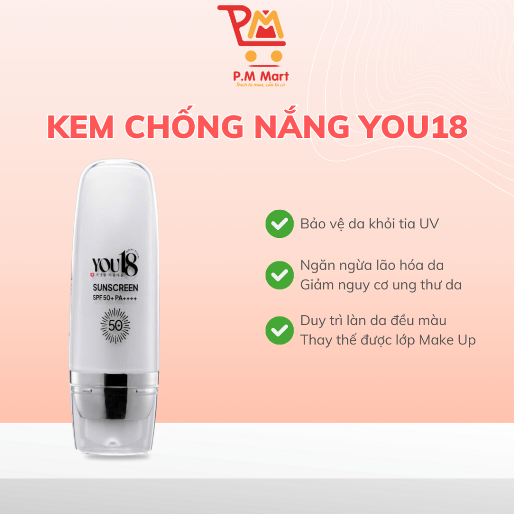 Kem chống nắng You18 | Shopee Việt Nam
