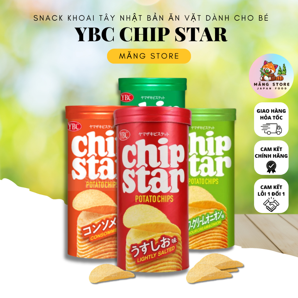 [HSD 9/ 2025] Khoai tây chiên ChipStar Nội Địa Nhật 12M++ | Shopee Việt Nam