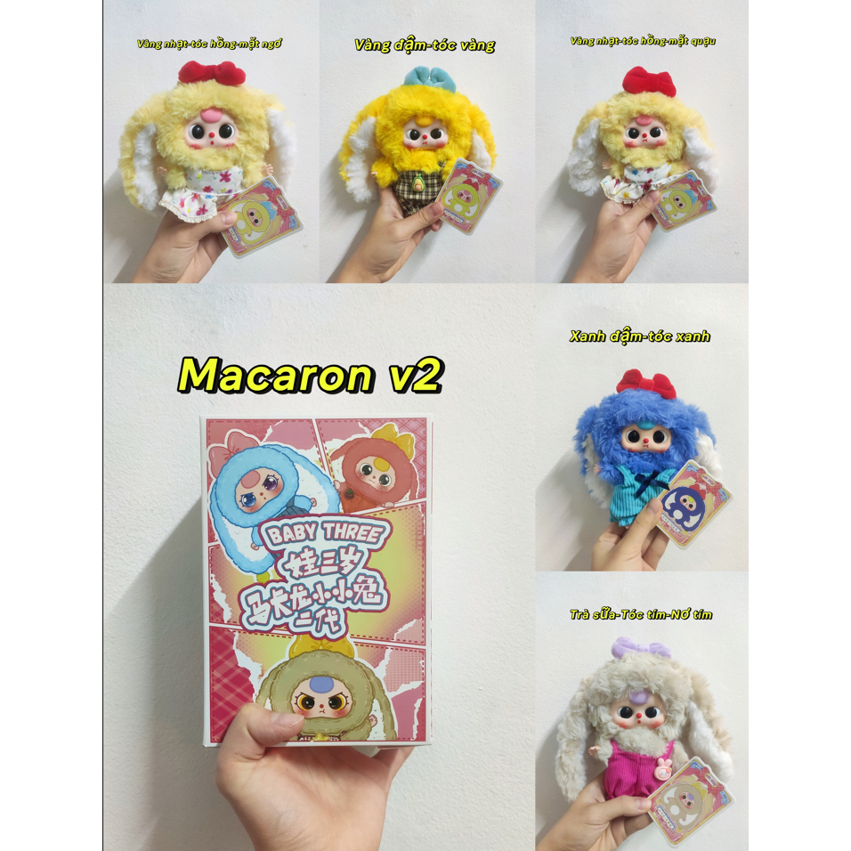 [ Đọc kỹ mô tả-Chính hãng ] Baby Three Macaron V2 lè khe đã unbox ...