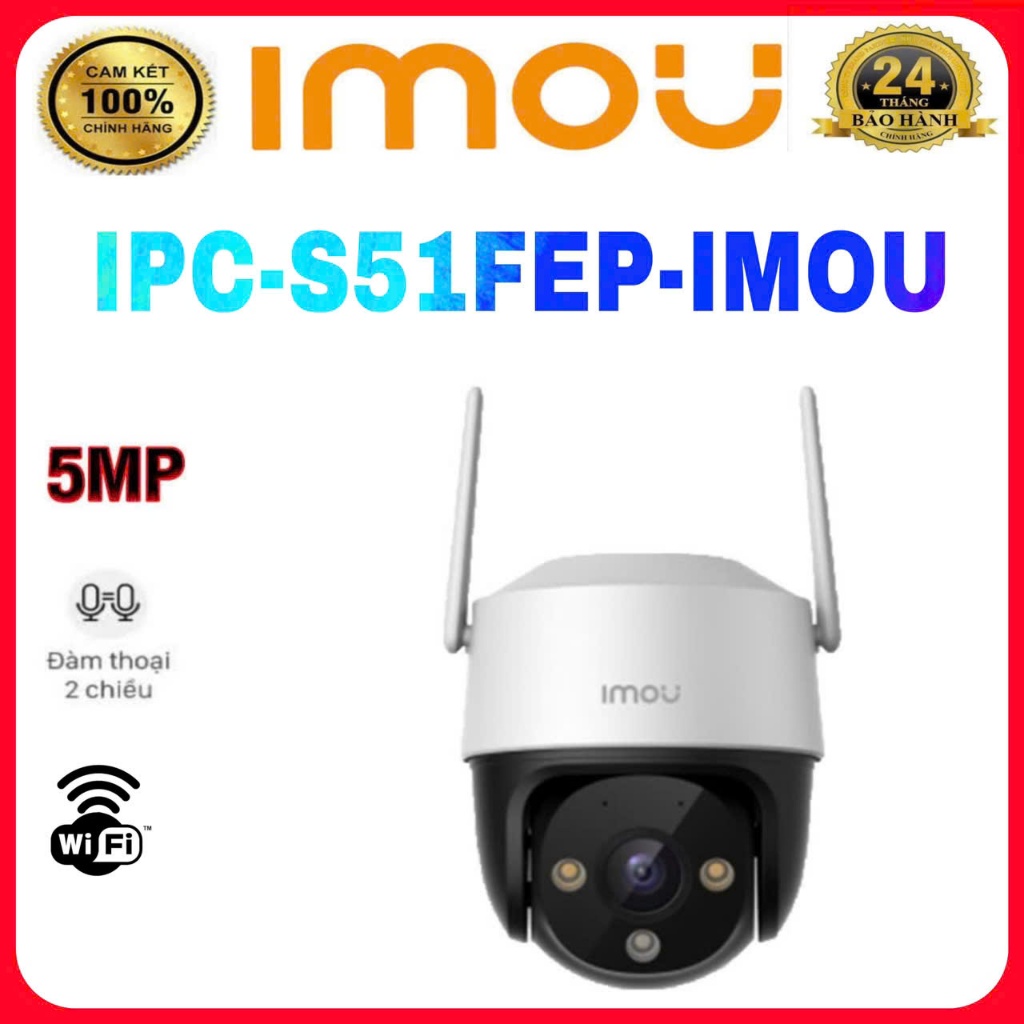 Camera IMOU Cruiser SE+ IPC-S51FEP độ phân giải 5MP 3K | Shopee Việt Nam
