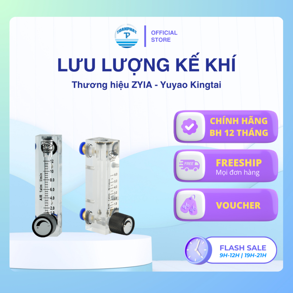 Lưu lượng kế đo khí LZM-4T, LZM-6T, LZM-15ZT có nút vặn 1l/p, 2l/p, 5l/p, 10l/p, 40m3/h - Chính ...