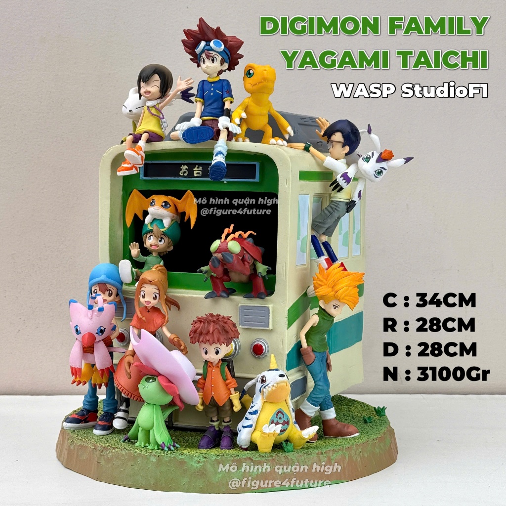 Mô hình Digimon Family Wasp StudioF1 cao 34cm - Gia đình Digimon cực ...