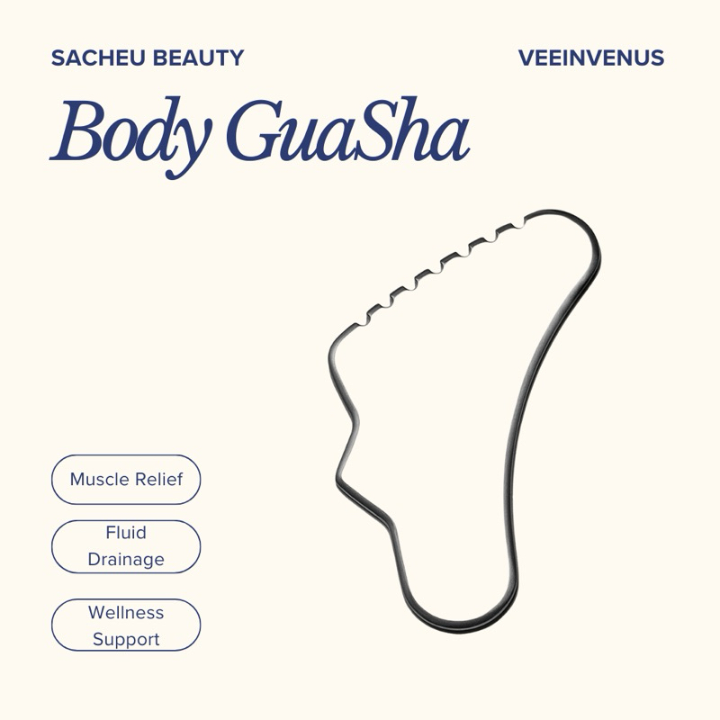 veeinvenus | Thanh lăn guasha chất liệu thép không gỉ SACHEU The Body ...
