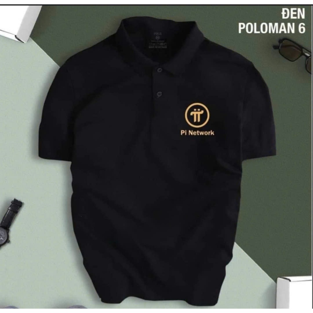 Áo thun POLO PI NETWORK nam nữ chất vải 4 chiều cao cấp, chuẩn form, dễ ...