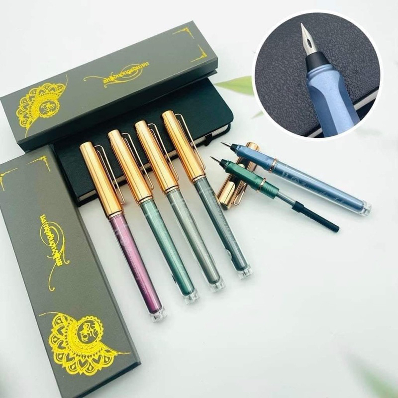 Bút thầy Ánh SH084, bút lá tre thanh đậm 084 | Shopee Việt Nam
