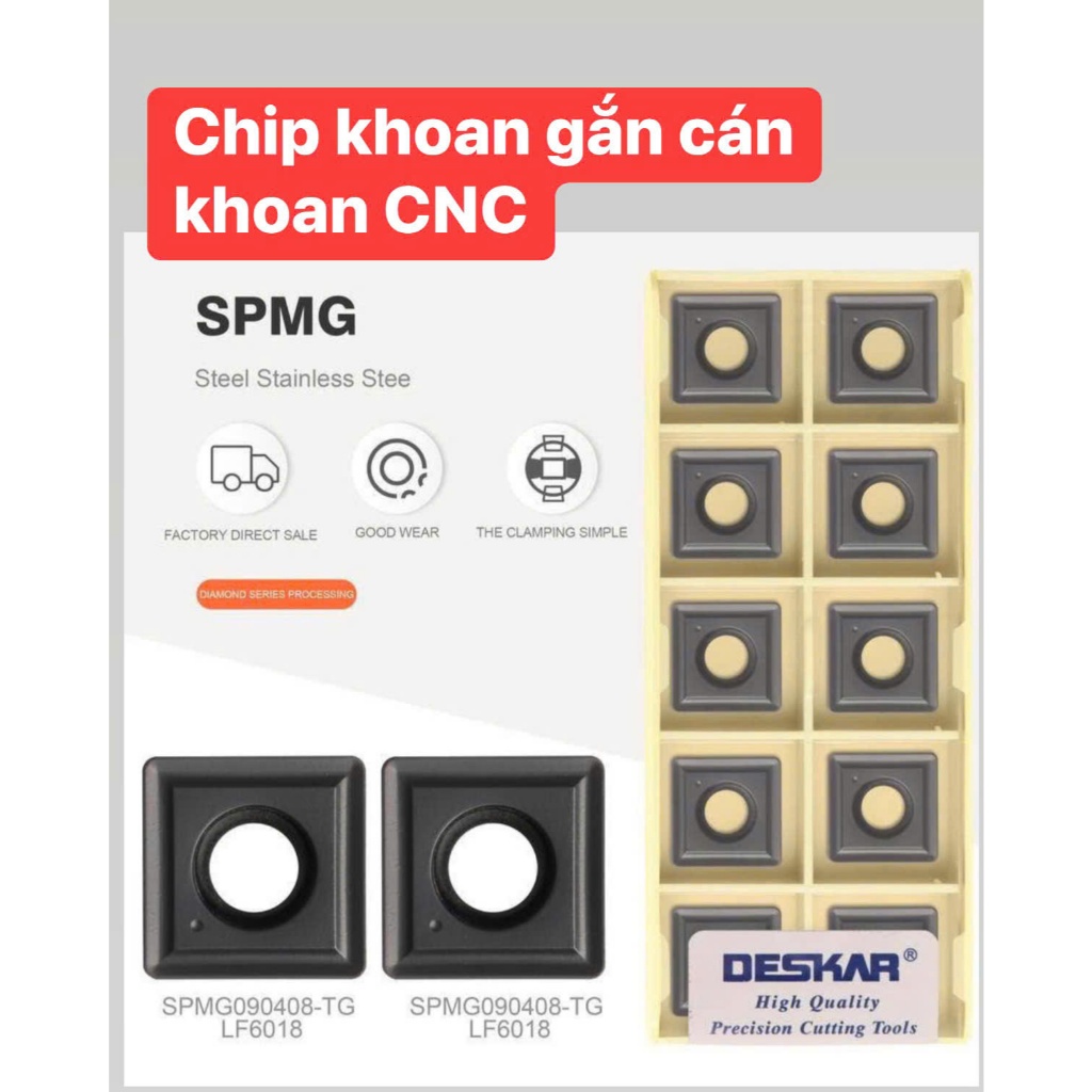 Chíp khoan SP dành cho cán khoan gắn chip SP05 SP06 SP07 SP09 SP11 | Shopee Việt Nam