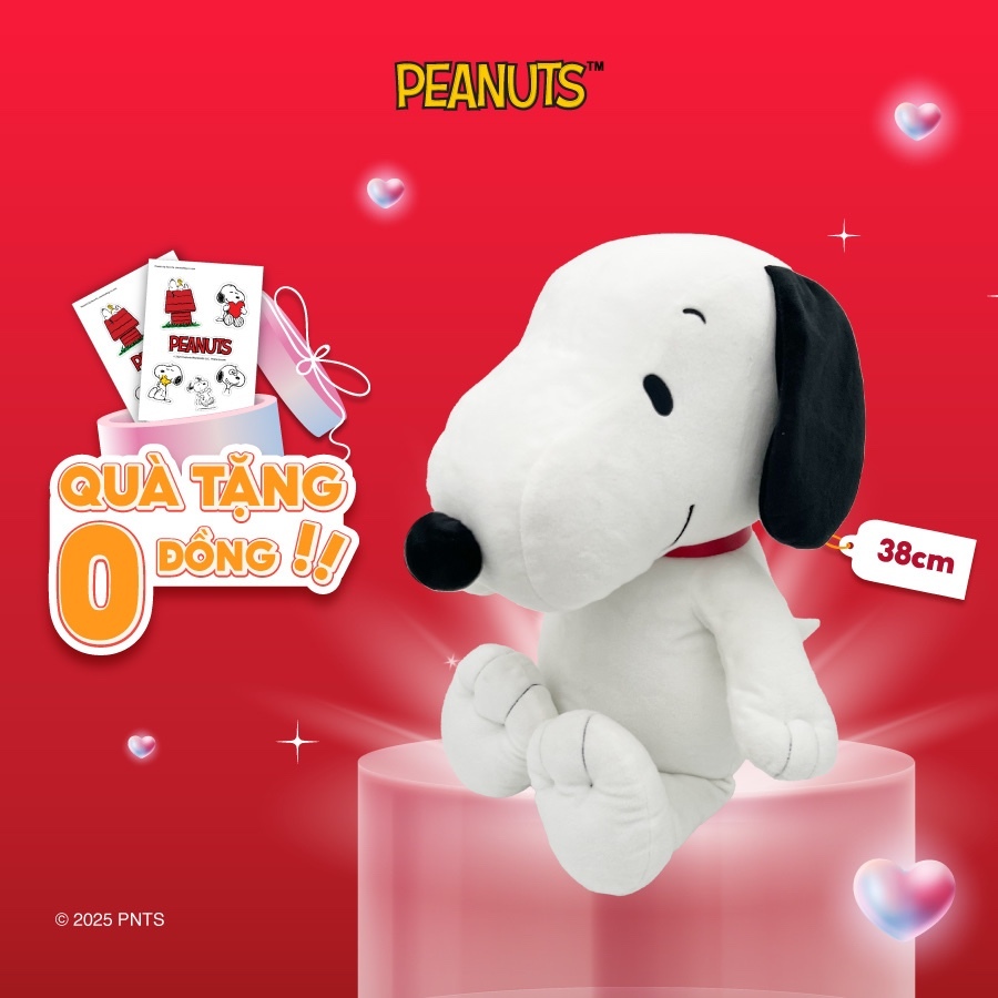 Gấu bông Snoopy mềm mịn cao 38cm | Shopee Việt Nam