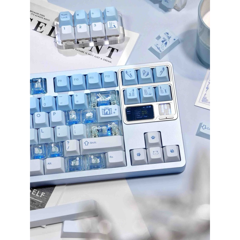 Keycap set Santorini hãng Loerent PBT + PC 171 phím | Shopee Việt Nam