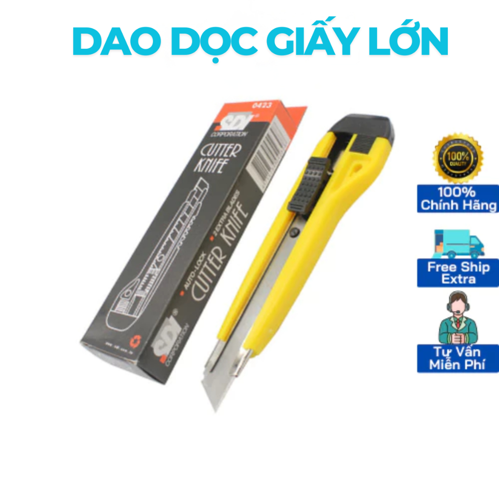 Dao rọc giấy trổ lớn SDI 0423 - Dao rọc giấy văn phòng SDI 0423, SDI ...