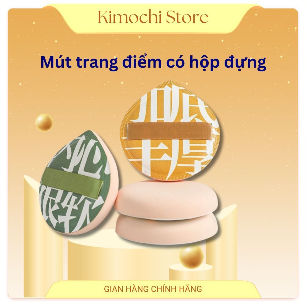 Mút Tán Kem nền Dạng Lỏng, Mút Trang Điểm Mềm Và Đàn Hồi; Bông Phấn Cỡ ...