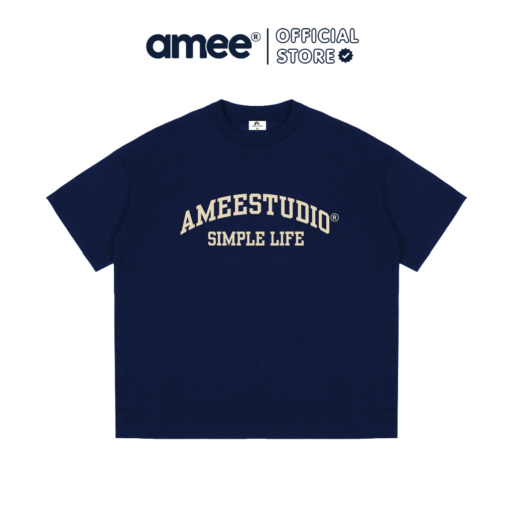 Áo Thun BOXY Unisex Local Brand Amee Studio / Simple Life, 100% Cotton ...