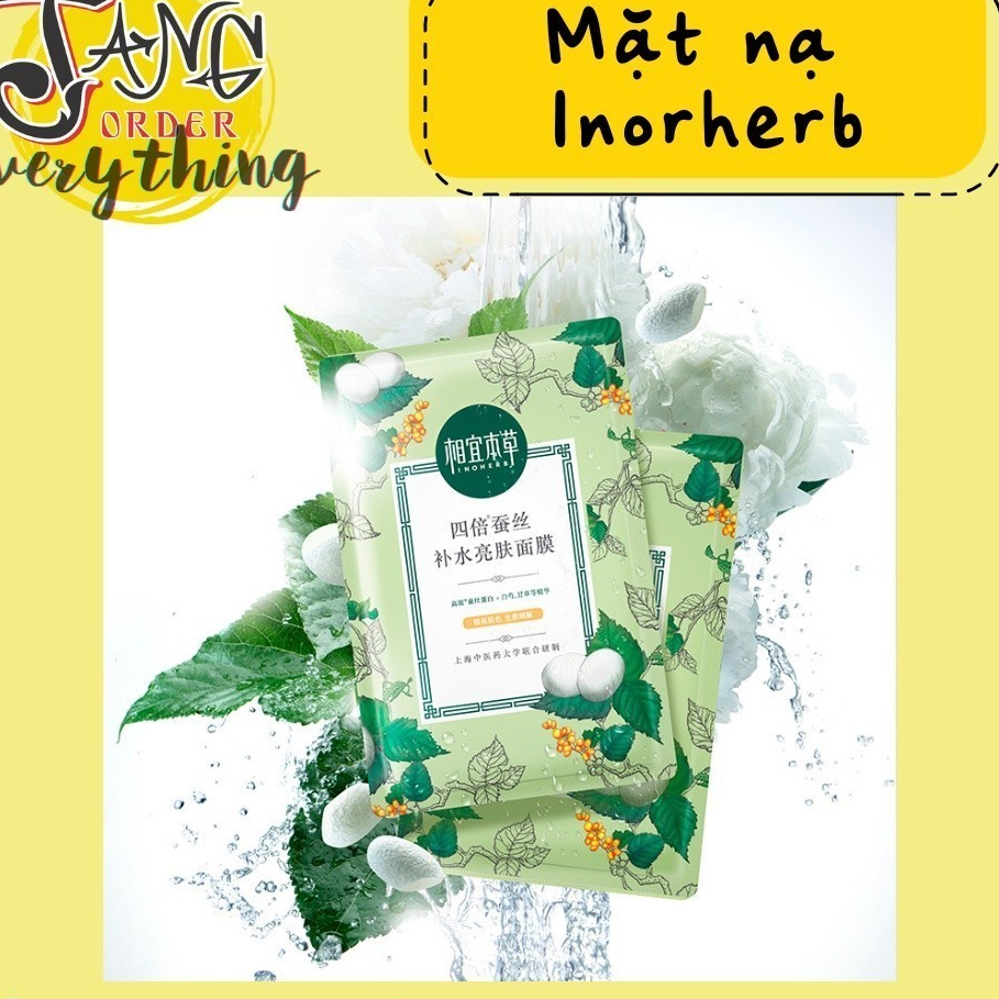 Mặt nạ Inoherb tơ tằm - Sản phẩm của Đại học Đông Y Thượng Hải | Shopee ...