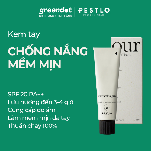 Kem tay PESTLO Ourecipe Scented Vegan Hand Cream SPF20 PA++ 30ml ...