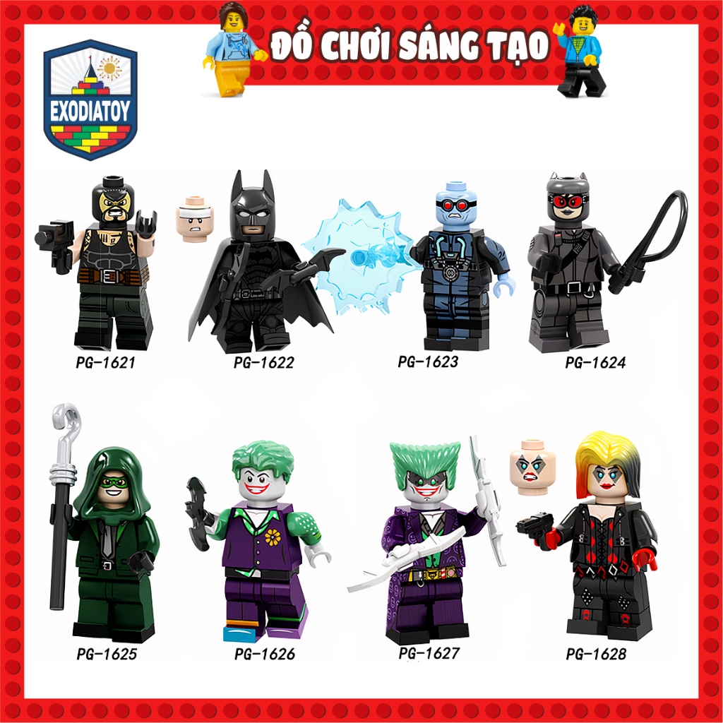 Xếp hình Minifigure DC Comics trò chơi Batman: The Telltale Series - Đồ ...