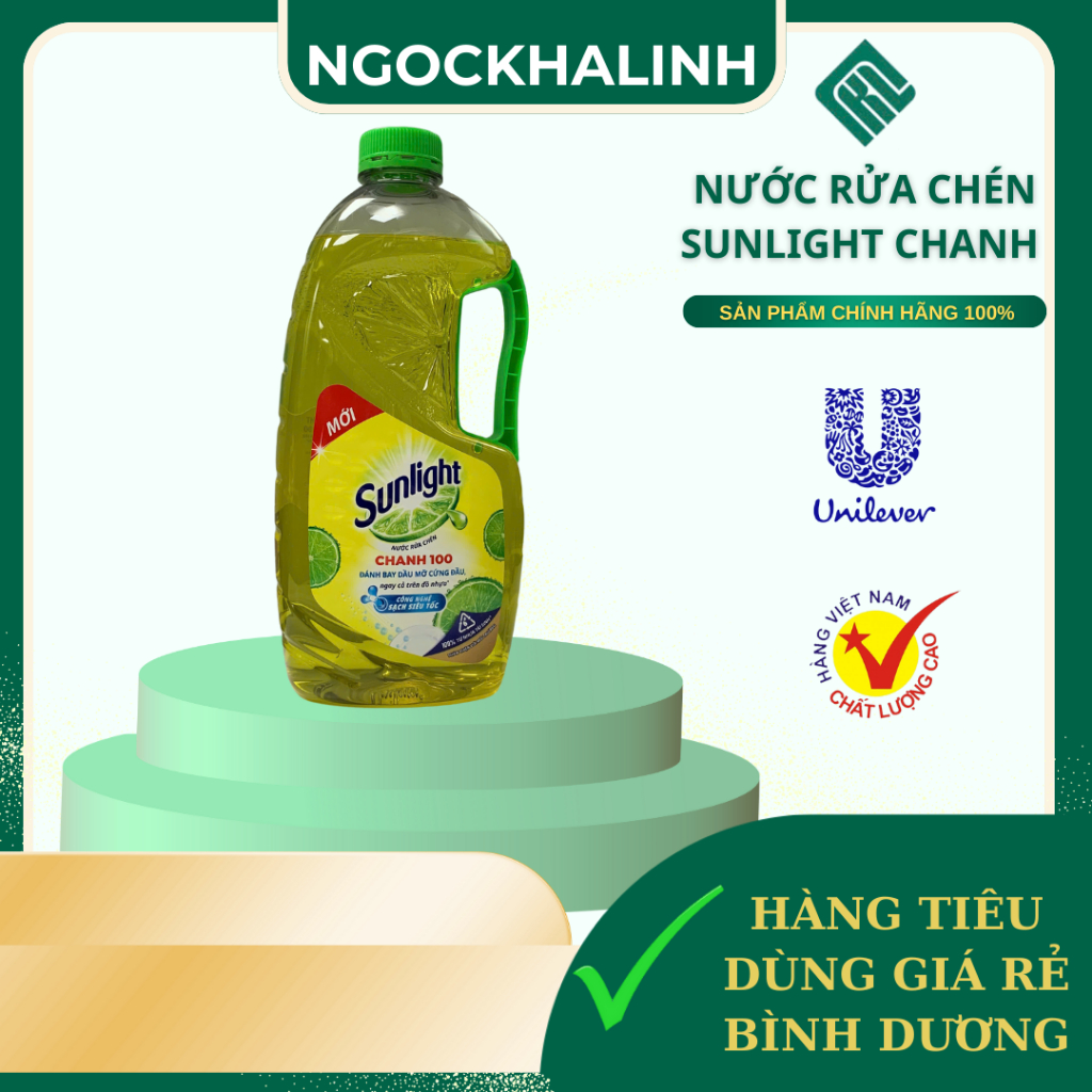 Nước Rửa Chén Sunlight Chanh 100 (Chai quai cầm 1.5kg) | Shopee Việt Nam