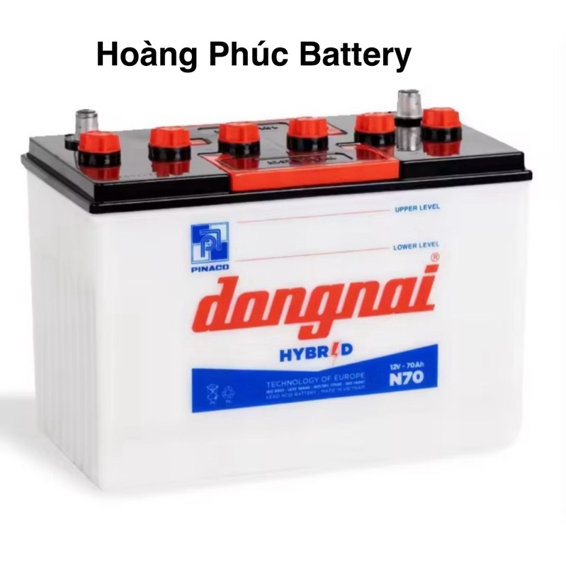 Bình ắc quy 12v hybrid đồng nai N70 | 12V - 70ah | Shopee Việt Nam