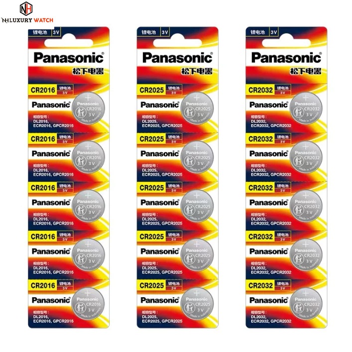 Vỉ 5 pin lithium 3V CR-2032 Panasonic CHÍNH HÃNG MỚI 100% | Shopee Việt Nam