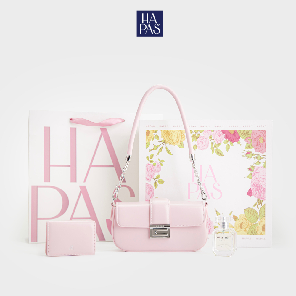 Bộ Quà Tặng Túi Xách Nữ "Dịu Dàng" HAPAS Hộp Quà Ý Nghĩa Tặng Người Thương - TDV241161 | Shopee ...