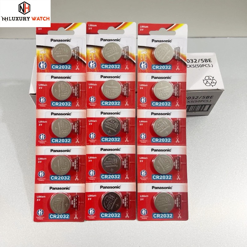( Vỉ 5 Viên ) Pin panasonic CR2032 CR2025 CR2016 3V chính hãng, Pin cmos, pin chìa khóa xe máy ...