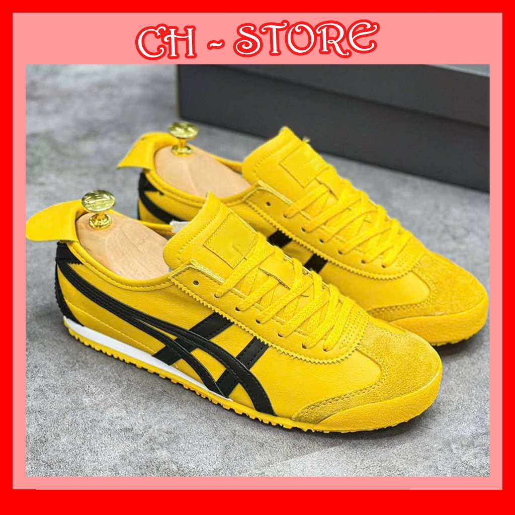 Giày thể thao Vàng Tươi vạch đen đế răng cưa phong cách hot 2025 ...