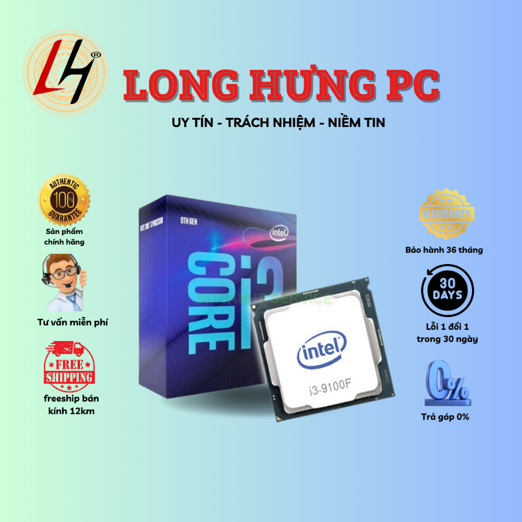 Chip intel Core i3 9100F, Core i3 8100 Cũ Bảo Hành 1 Tháng + Tặng Keo tản nhiệt | Shopee Việt Nam