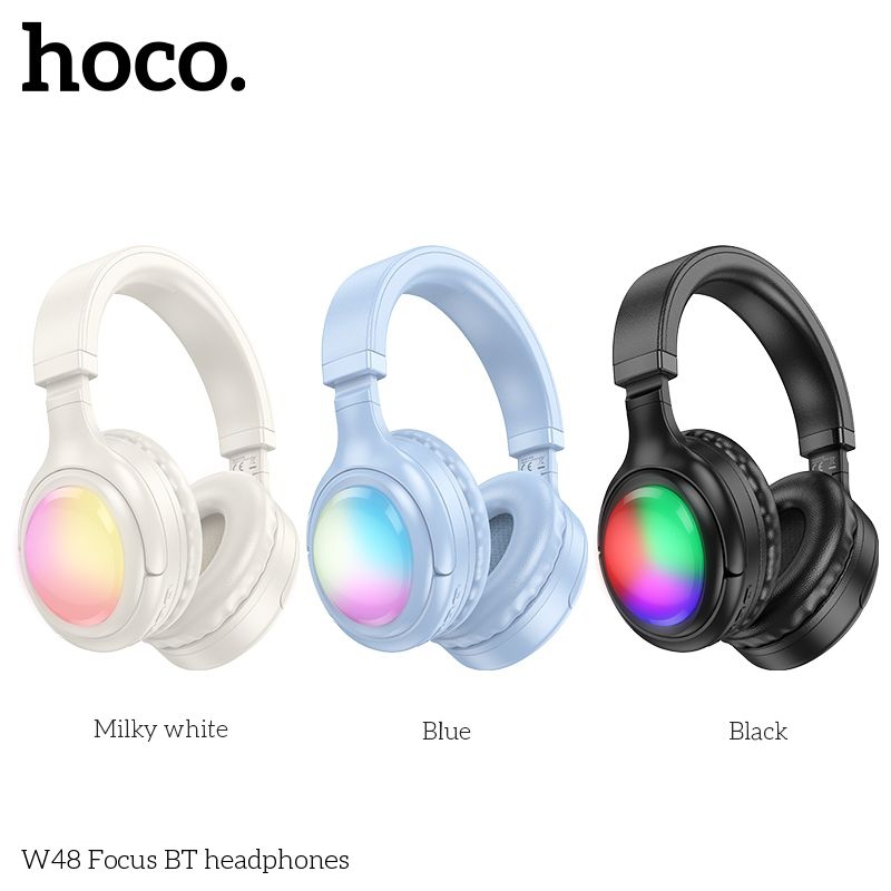 tai nghe chụp tai Bluetooth Hoco W48 Bluetooth 5.3 bin 46h | Shopee ...