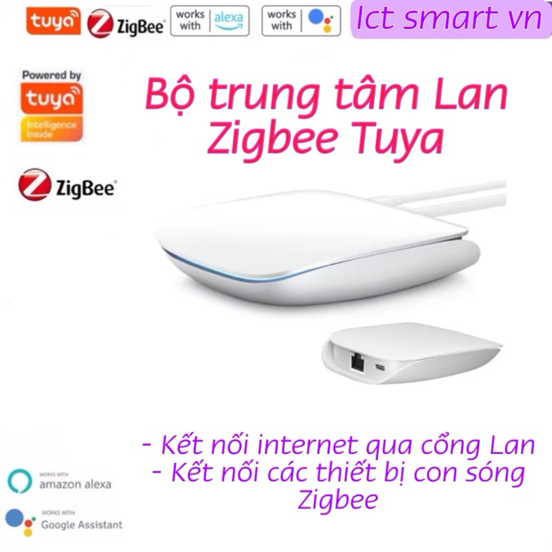 Bộ trung tâm Lan Zigbee Tuya mẫu 2024 cao cấp | Shopee Việt Nam