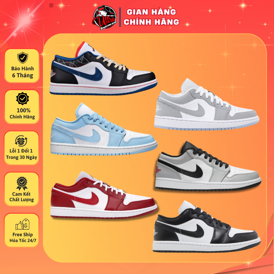 Giày_Jor.da.n 1 Low Bản Mới Cực Hot 2025 Dễ Phối Đồ Nam Nữ Full Box ...