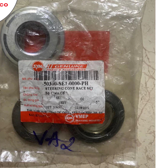 [Chính hãng] Bộ chén cổ xe Angel 100- , Elegant 50cc - SYM ( Bi đạn cổ ...