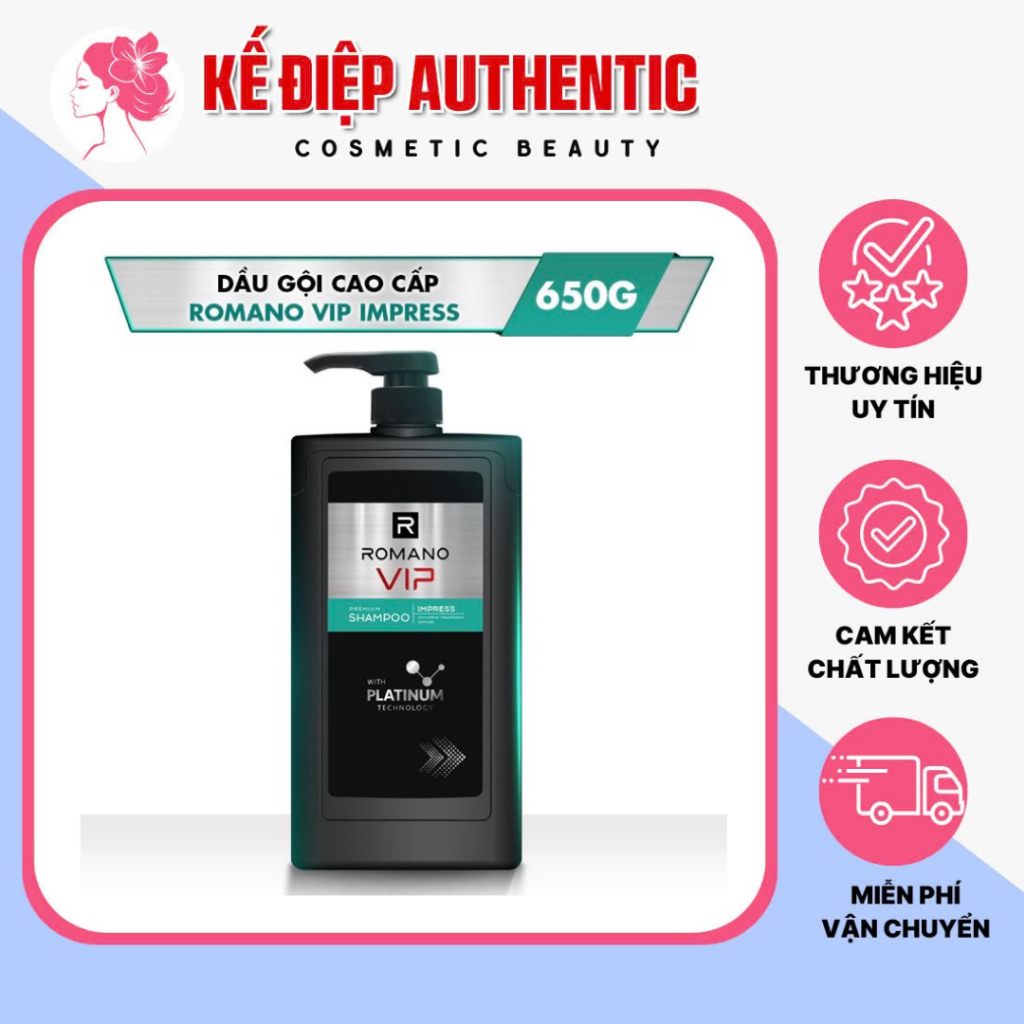 Dầu Gội Romano Vip Impress 650g Chống Oxy Hóa Giúp Làm Sạch Sâu Bụi Bẩn ...